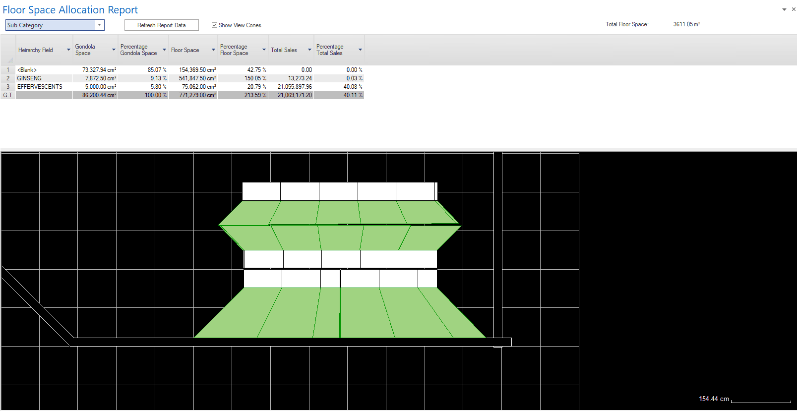 How To Use The Floor Space Allocation Report - DotActiv PowerBase